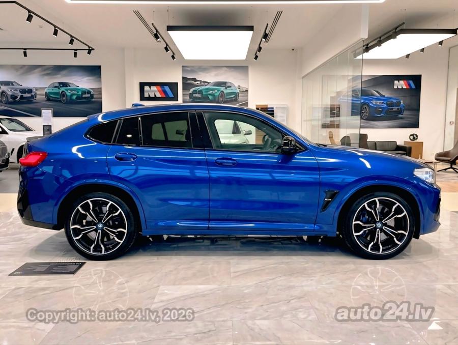 Blue BMW x4-m 2021 in Tallinn, with an engine capacity of 3.00 L and mileage of 62 thousand km for 55900 €, photo 3 on AUTOMOTO.COM.LV