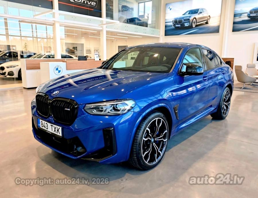 Blue BMW x4-m 2021 in Tallinn, with an engine capacity of 3.00 L and mileage of 62 thousand km for 55900 €, photo 13 on AUTOMOTO.COM.LV