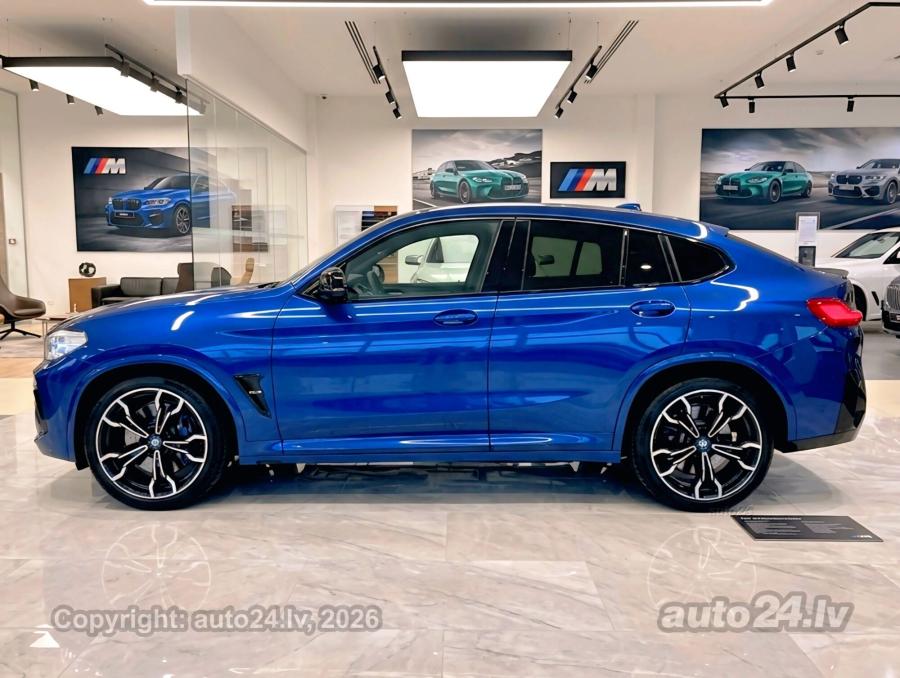 Blue BMW x4-m 2021 in Tallinn, with an engine capacity of 3.00 L and mileage of 62 thousand km for 55900 €, photo 14 on AUTOMOTO.COM.LV