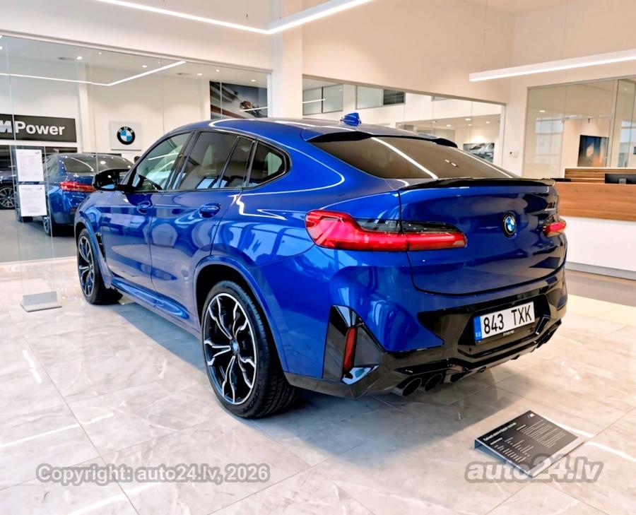 Blue BMW x4-m 2021 in Tallinn, with an engine capacity of 3.00 L and mileage of 62 thousand km for 55900 €, photo 15 on AUTOMOTO.COM.LV