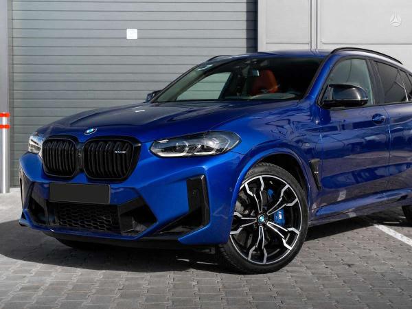 Синий БМВ x4-m 2024 в Вильнюс, объемом двигателя 2.99 л и пробегом 25 тыс. км за 69900 €, фото 2 на AUTOMOTO.COM.LV