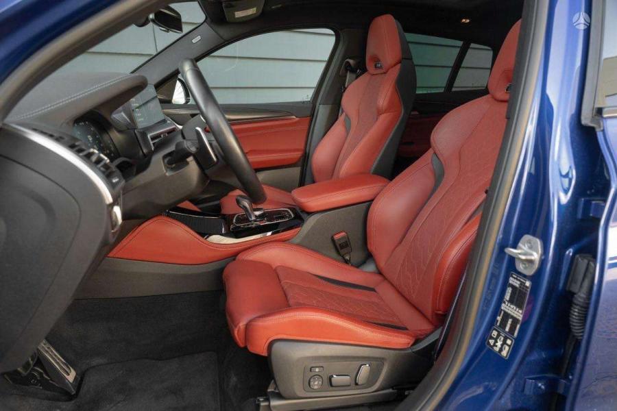Zils BMW x4-m 2024 Viļņa, ar dzinēja tilpumu 2.99 L un nobraukumu 25 tūkst. km par 69900 €, foto 10 vietnē AUTOMOTO.COM.LV