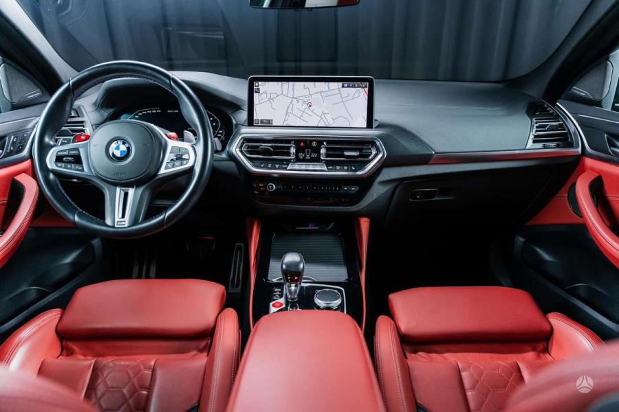 Синий БМВ x4-m 2024 в Вильнюс, объемом двигателя 2.99 л и пробегом 27 тыс. км за 69999 €, фото 22 на AUTOMOTO.COM.LV