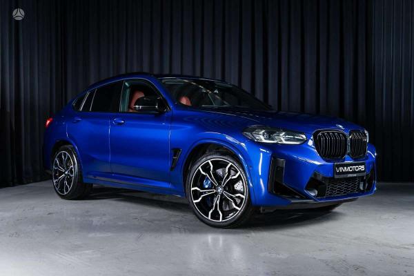 Zils BMW x4-m 2024 Viļņa, ar dzinēja tilpumu 2.99 L un nobraukumu 27 tūkst. km par 65999 €, foto 4 vietnē AUTOMOTO.COM.LV