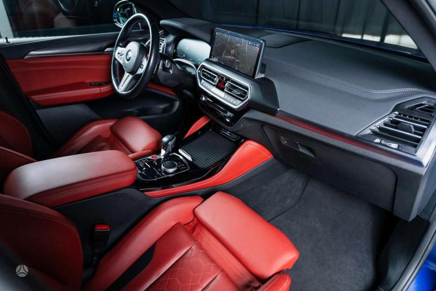 Zils BMW x4-m 2024 Viļņa, ar dzinēja tilpumu 2.99 L un nobraukumu 27 tūkst. km par 65999 €, foto 29 vietnē AUTOMOTO.COM.LV