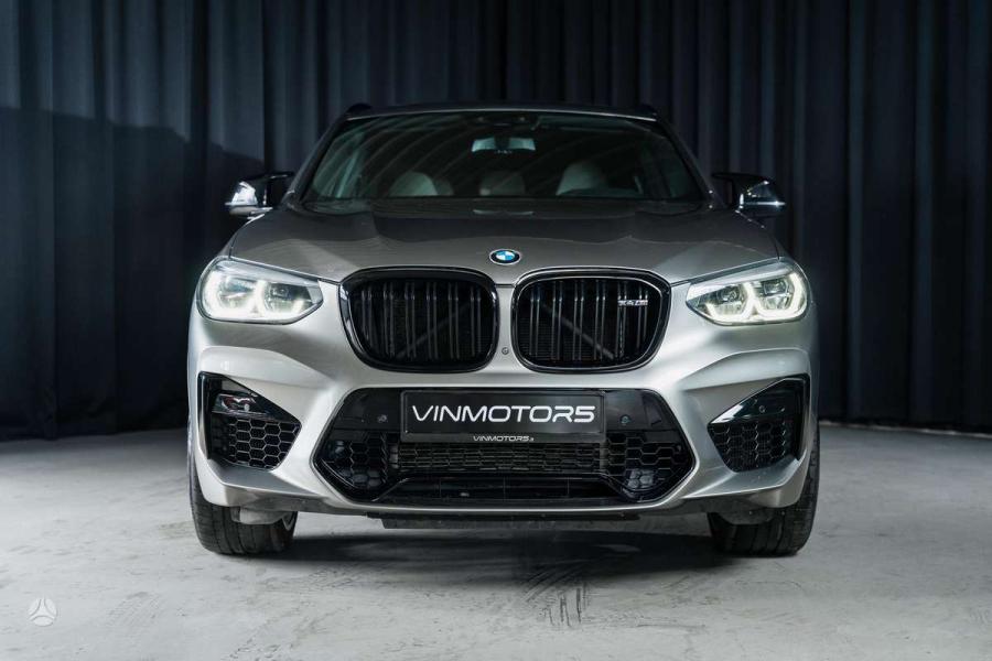 Grey BMW x4-m 2020 in Vilnius, with an engine capacity of 2.99 L and mileage of 87 thousand km for 39999 €, photo 3 on AUTOMOTO.COM.LV