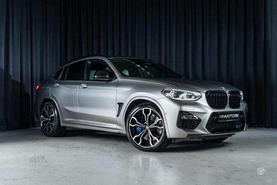 Grey BMW x4-m 2020 in Vilnius, with an engine capacity of 2.99 L and mileage of 87 thousand km for 39999 €, photo 4 on AUTOMOTO.COM.LV