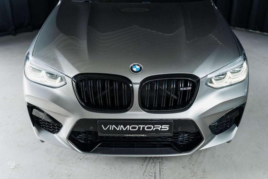Grey BMW x4-m 2020 in Vilnius, with an engine capacity of 2.99 L and mileage of 87 thousand km for 39999 €, photo 13 on AUTOMOTO.COM.LV