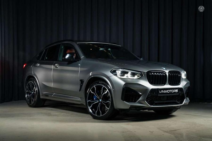 Pelēks BMW x4-m 2021 Viļņa, ar dzinēja tilpumu 2.99 L un nobraukumu 71 tūkst. km par 51000 €, foto 3 vietnē AUTOMOTO.COM.LV