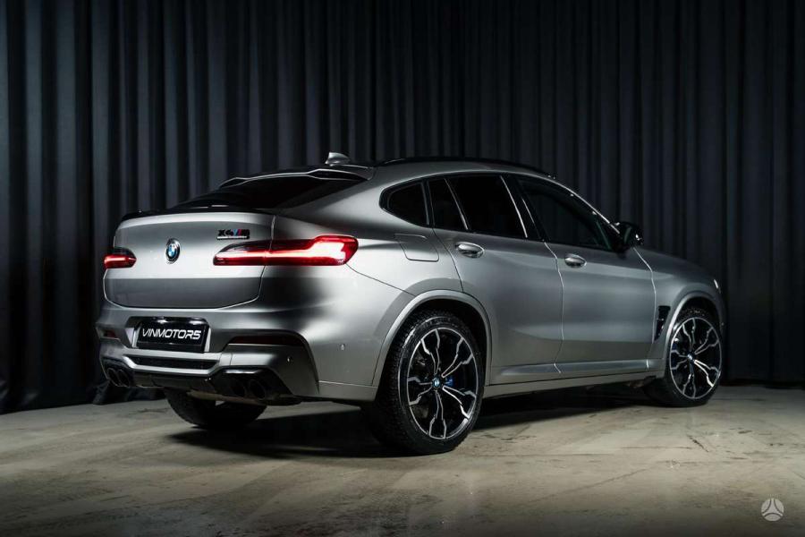 Pelēks BMW x4-m 2021 Viļņa, ar dzinēja tilpumu 2.99 L un nobraukumu 71 tūkst. km par 51000 €, foto 4 vietnē AUTOMOTO.COM.LV