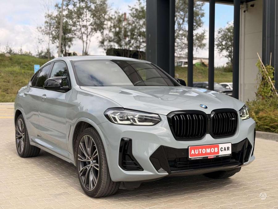 Grey BMW x4-m 2021 in Vilnius, with an engine capacity of 2.99 L and mileage of 82 thousand km for 42000 €, photo 4 on AUTOMOTO.COM.LV
