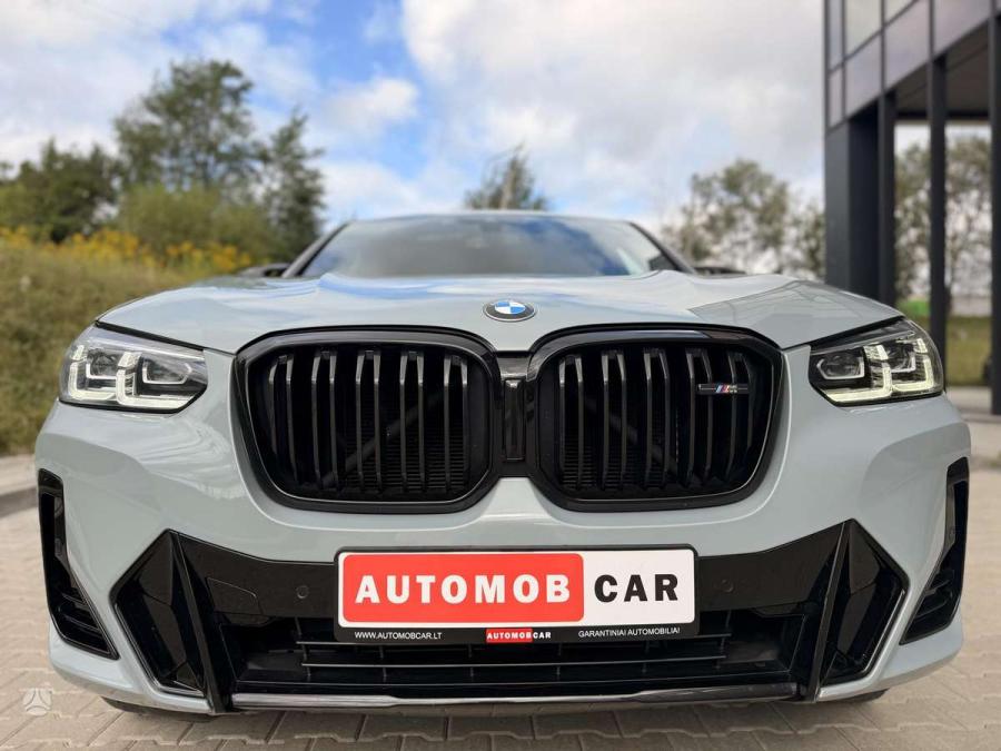 Grey BMW x4-m 2021 in Vilnius, with an engine capacity of 2.99 L and mileage of 82 thousand km for 42000 €, photo 15 on AUTOMOTO.COM.LV