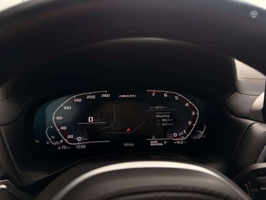 Grey BMW x4-m 2021 in Vilnius, with an engine capacity of 2.99 L and mileage of 82 thousand km for 42000 €, photo 40 on AUTOMOTO.COM.LV
