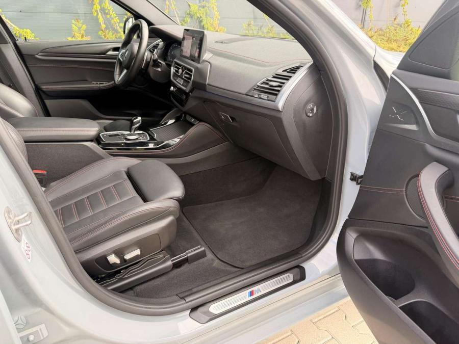 Grey BMW x4-m 2021 in Vilnius, with an engine capacity of 2.99 L and mileage of 82 thousand km for 42000 €, photo 54 on AUTOMOTO.COM.LV