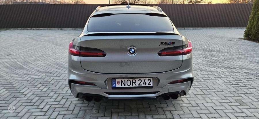 Pelēks BMW x4-m 2021 Viļņa, ar dzinēja tilpumu 2.99 L un nobraukumu 77 tūkst. km par 42000 €, foto 5 vietnē AUTOMOTO.COM.LV