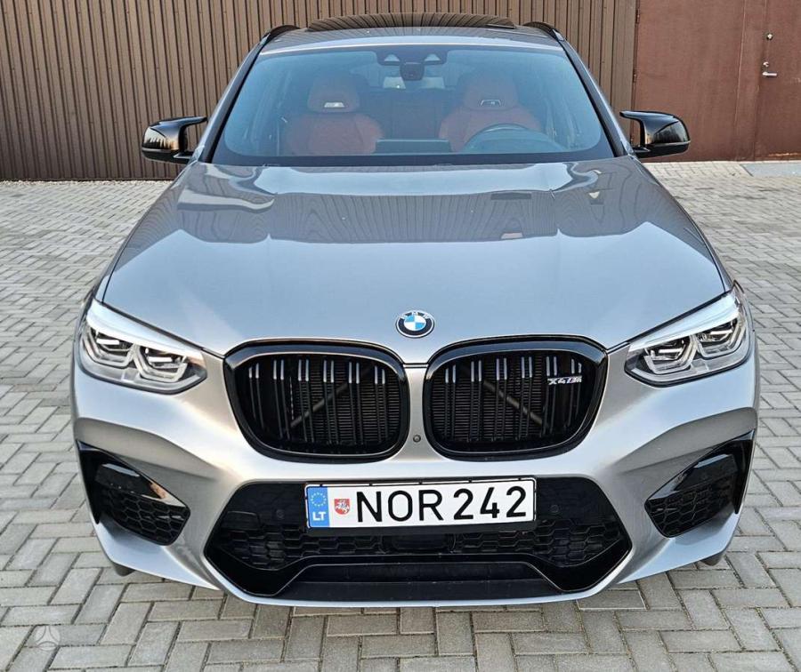 Pelēks BMW x4-m 2021 Viļņa, ar dzinēja tilpumu 2.99 L un nobraukumu 77 tūkst. km par 42000 €, foto 9 vietnē AUTOMOTO.COM.LV