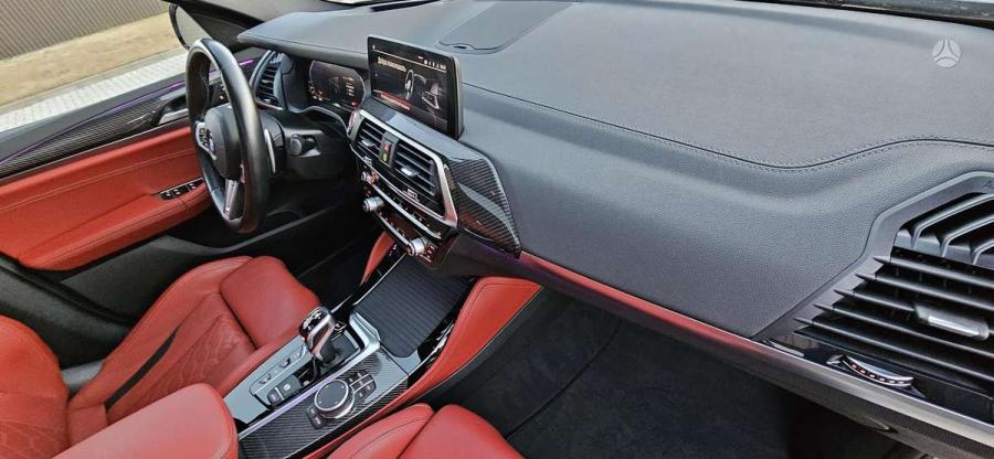 Pelēks BMW x4-m 2021 Viļņa, ar dzinēja tilpumu 2.99 L un nobraukumu 77 tūkst. km par 42000 €, foto 28 vietnē AUTOMOTO.COM.LV