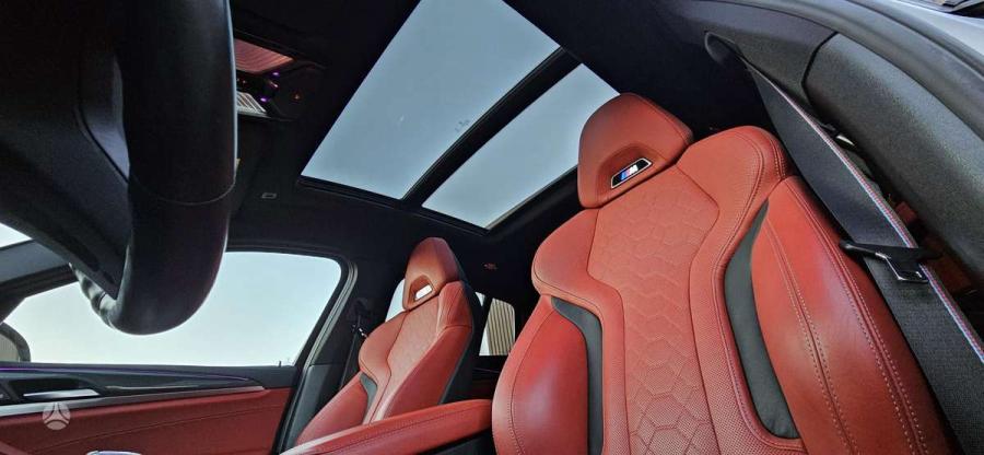 Pelēks BMW x4-m 2021 Viļņa, ar dzinēja tilpumu 2.99 L un nobraukumu 77 tūkst. km par 42000 €, foto 31 vietnē AUTOMOTO.COM.LV