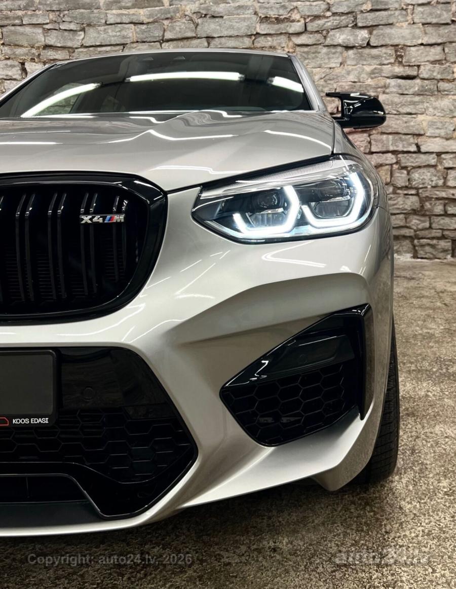 Grey BMW x4-m 2020 in Tallinn, with an engine capacity of 3.00 L and mileage of 85 thousand km for 45900 €, photo 10 on AUTOMOTO.COM.LV