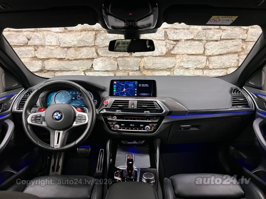 Grey BMW x4-m 2020 in Tallinn, with an engine capacity of 3.00 L and mileage of 85 thousand km for 45900 €, photo 11 on AUTOMOTO.COM.LV