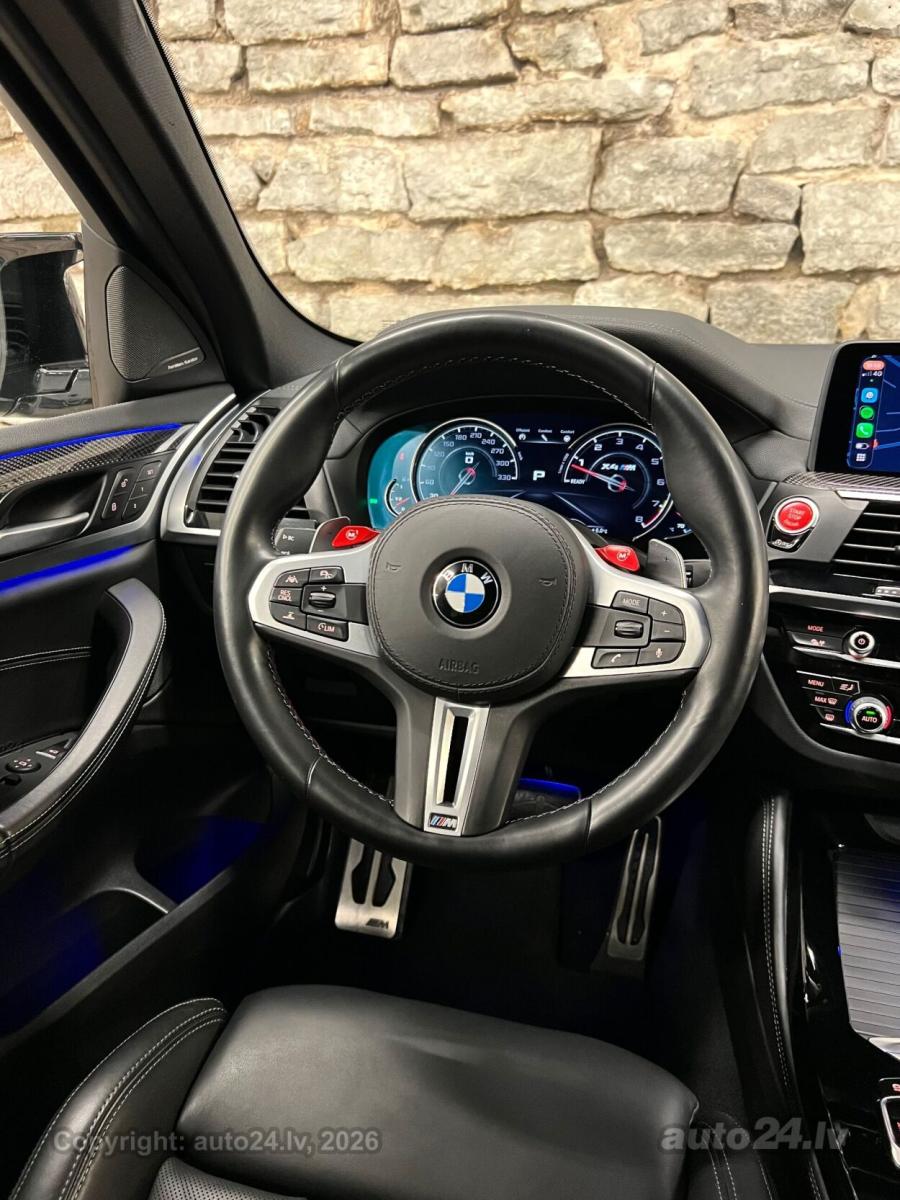 Grey BMW x4-m 2020 in Tallinn, with an engine capacity of 3.00 L and mileage of 85 thousand km for 45900 €, photo 21 on AUTOMOTO.COM.LV