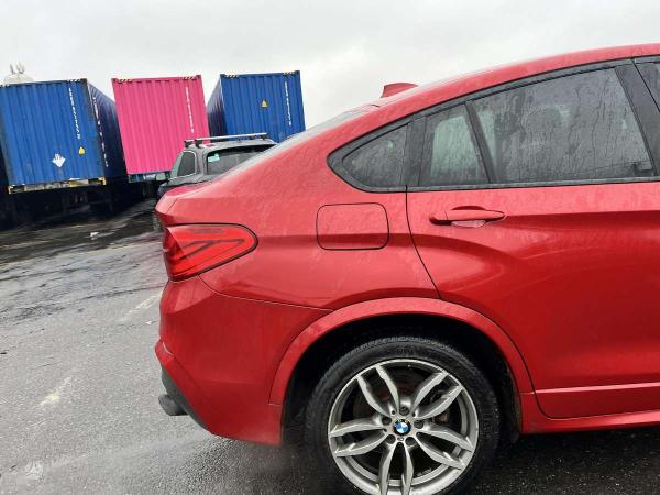 Sarkans BMW x4-m 2017 Šauļi, ar dzinēja tilpumu 2.98 L un nobraukumu 150 tūkst. km par 14508 €, foto 6 vietnē AUTOMOTO.COM.LV