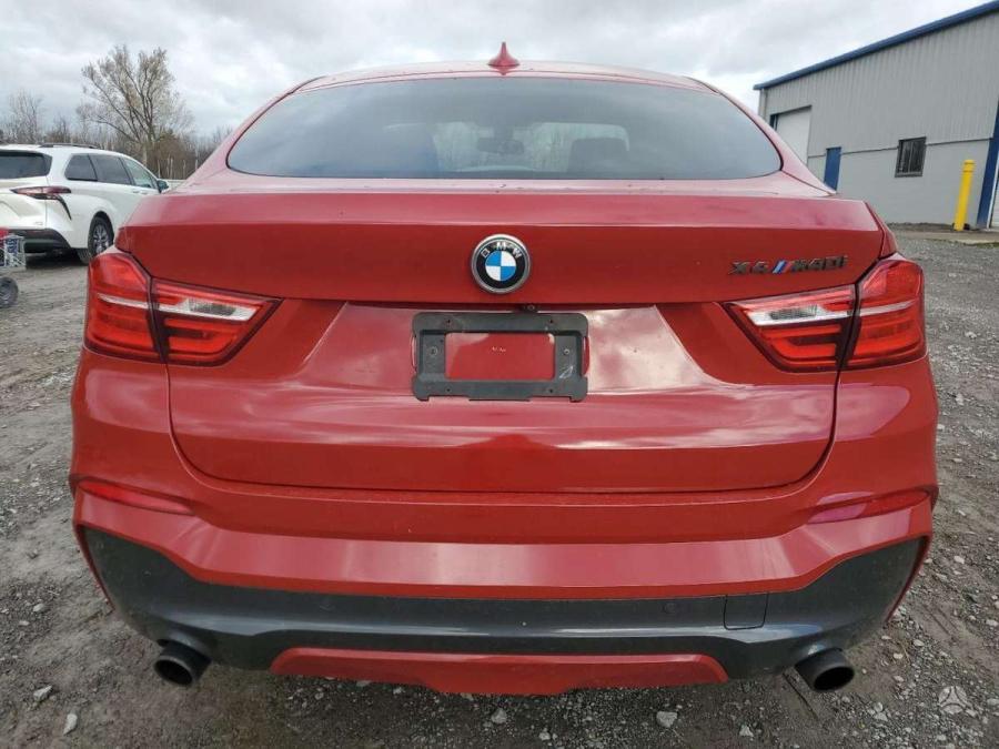 Red BMW x4-m 2017 in Siauliai, with an engine capacity of 2.98 L and mileage of 150 thousand km for 14508 €, photo 28 on AUTOMOTO.COM.LV