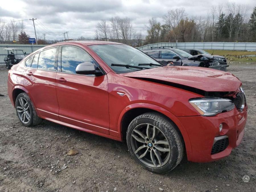 Red BMW x4-m 2017 in Siauliai, with an engine capacity of 2.98 L and mileage of 150 thousand km for 14508 €, photo 30 on AUTOMOTO.COM.LV