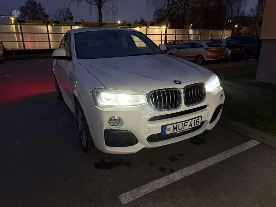Balts BMW x4-m 2017 Kalvarija, ar dzinēja tilpumu 2.98 L un nobraukumu 124 tūkst. km par 22500 €, foto 2 vietnē AUTOMOTO.COM.LV