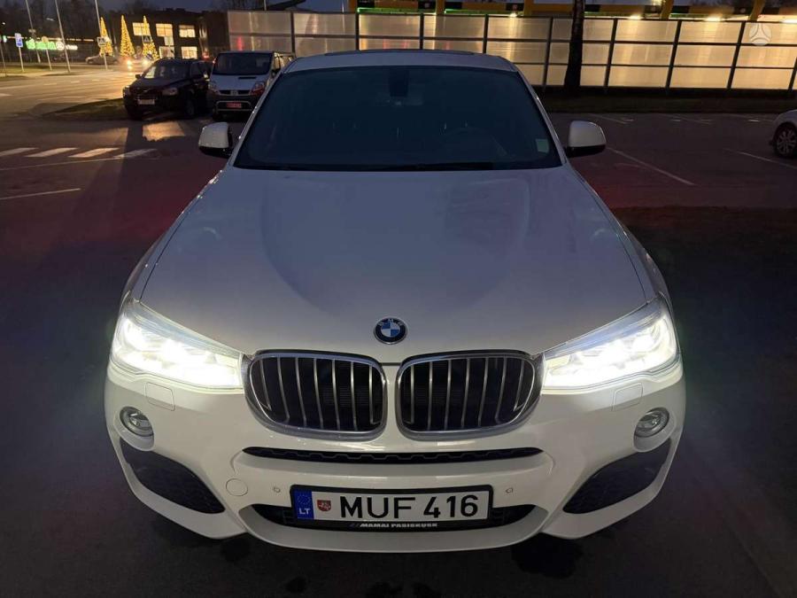 Balts BMW x4-m 2017 Kalvarija, ar dzinēja tilpumu 2.98 L un nobraukumu 124 tūkst. km par 22500 €, foto 3 vietnē AUTOMOTO.COM.LV