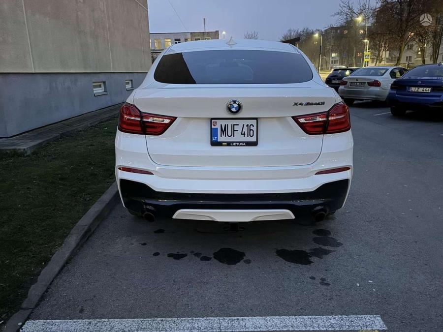 Balts BMW x4-m 2017 Kalvarija, ar dzinēja tilpumu 2.98 L un nobraukumu 124 tūkst. km par 22500 €, foto 6 vietnē AUTOMOTO.COM.LV