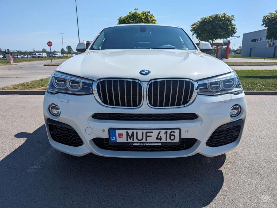 Balts BMW x4-m 2017 Kalvarija, ar dzinēja tilpumu 2.98 L un nobraukumu 124 tūkst. km par 22500 €, foto 23 vietnē AUTOMOTO.COM.LV