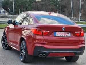 Red BMW X4 2014 in Vilnius, with an engine capacity of 2.99 L and mileage of 279 thousand km for 16950 €, photo 12 on AUTOMOTO.COM.LV