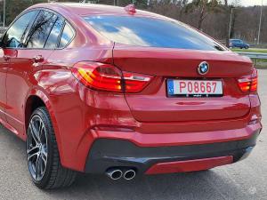 Red BMW X4 2014 in Vilnius, with an engine capacity of 2.99 L and mileage of 279 thousand km for 17950 €, photo 9 on AUTOMOTO.COM.LV