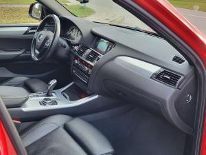 Red BMW X4 2014 in Vilnius, with an engine capacity of 2.99 L and mileage of 279 thousand km for 17950 €, photo 17 on AUTOMOTO.COM.LV