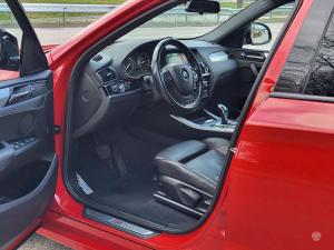 Red BMW X4 2014 in Vilnius, with an engine capacity of 2.99 L and mileage of 279 thousand km for 17950 €, photo 22 on AUTOMOTO.COM.LV