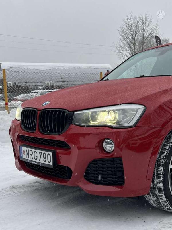 Sarkans BMW X4 2014 Viļņa, ar dzinēja tilpumu 2.99 L un nobraukumu 279 tūkst. km par 17500 €, foto 2 vietnē AUTOMOTO.COM.LV