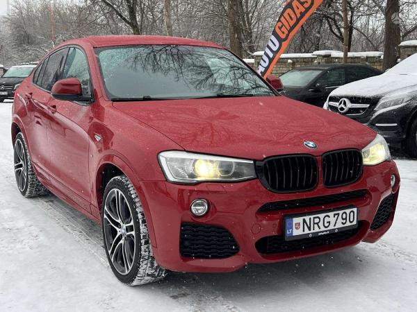 Sarkans BMW X4 2014 Viļņa, ar dzinēja tilpumu 2.99 L un nobraukumu 279 tūkst. km par 17500 €, foto 7 vietnē AUTOMOTO.COM.LV
