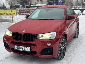 Red BMW X4 2014 in Vilnius, with an engine capacity of 2.00 L and mileage of 279 thousand km for 17500 €, photo  on AUTOMOTO.COM.LV
