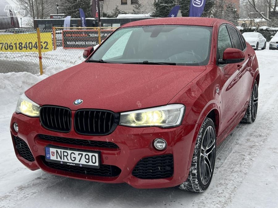 Sarkans BMW X4 2014 Viļņa, ar dzinēja tilpumu 2.00 L un nobraukumu 279 tūkst. km par 17500 €, foto 1 vietnē AUTOMOTO.COM.LV