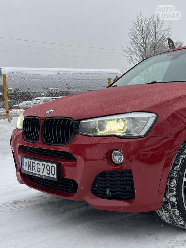 Red BMW X4 2014 in Vilnius, with an engine capacity of 2.00 L and mileage of 279 thousand km for 17500 €, photo 2 on AUTOMOTO.COM.LV