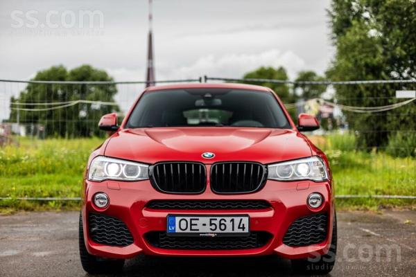 Красный БМВ Х4 2014 в Рига, объемом двигателя 3.00 л и пробегом 155 тыс. км за 24500 €, фото 3 на AUTOMOTO.COM.LV