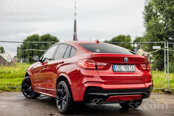 Красный БМВ Х4 2014 в Рига, объемом двигателя 3.00 л и пробегом 155 тыс. км за 24500 €, фото 6 на AUTOMOTO.COM.LV