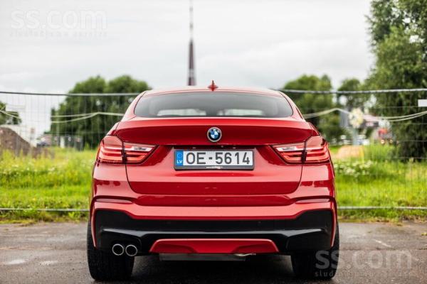 Красный БМВ Х4 2014 в Рига, объемом двигателя 3.00 л и пробегом 155 тыс. км за 24500 €, фото 8 на AUTOMOTO.COM.LV