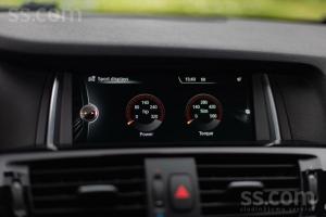 Red BMW X4 2014 in Riga, with an engine capacity of 3.00 L and mileage of 155 thousand km for 24500 €, photo 26 on AUTOMOTO.COM.LV