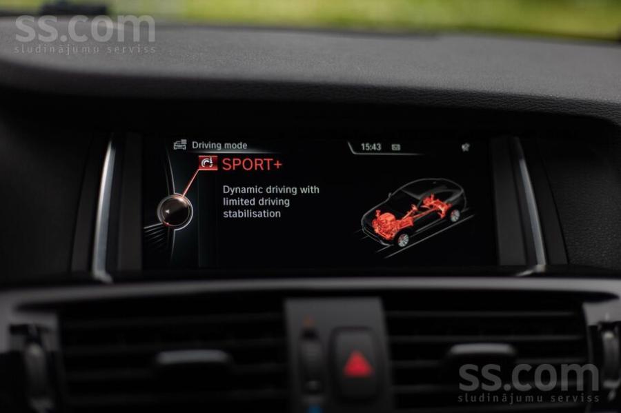 Red BMW X4 2014 in Riga, with an engine capacity of 3.00 L and mileage of 155 thousand km for 24500 €, photo 29 on AUTOMOTO.COM.LV