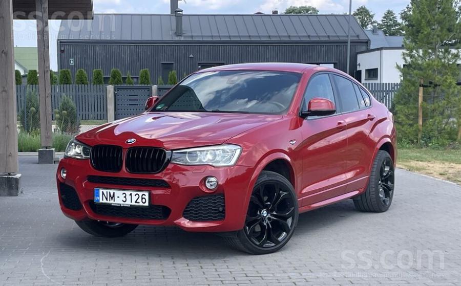 Sarkans BMW X4 2014 Rīga, ar dzinēja tilpumu 3.00 L un nobraukumu 177 tūkst. km par 20500 €, foto 3 vietnē AUTOMOTO.COM.LV