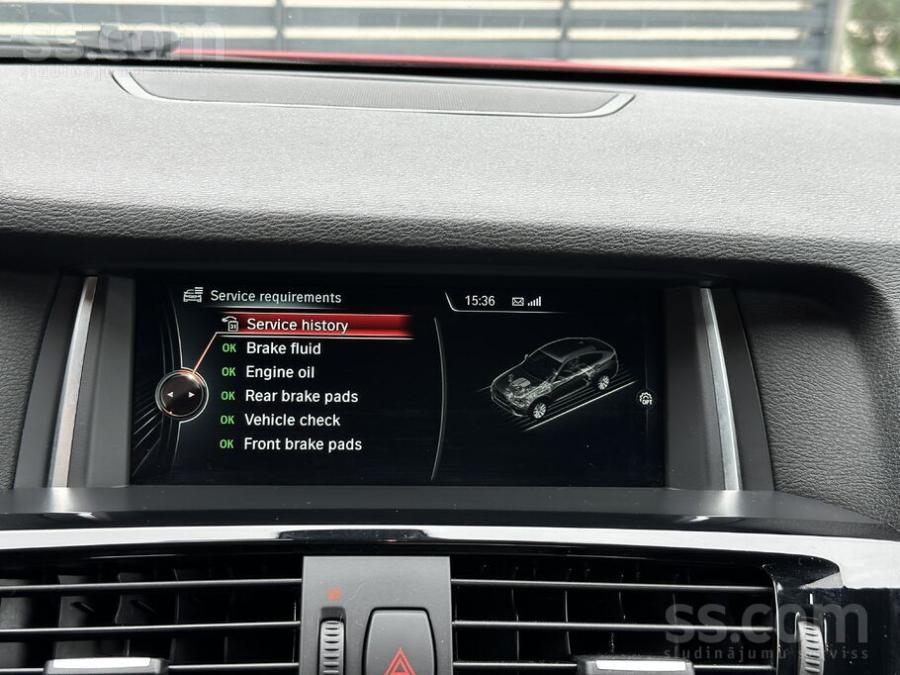 Sarkans BMW X4 2014 Rīga, ar dzinēja tilpumu 3.00 L un nobraukumu 177 tūkst. km par 20500 €, foto 9 vietnē AUTOMOTO.COM.LV