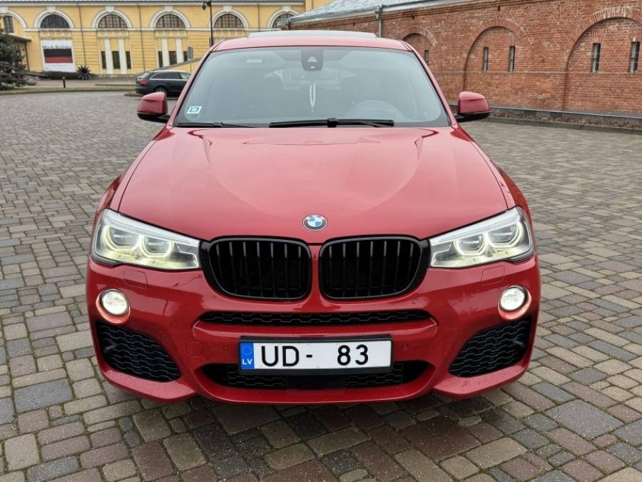 Красный БМВ Х4 2014 в Рига, объемом двигателя 3.00 л и пробегом 211 тыс. км за 19690 €, фото 21 на AUTOMOTO.COM.LV