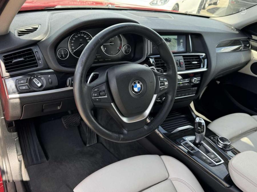 Sarkans BMW X4 2014 Viļņa, ar dzinēja tilpumu 2.00 L un nobraukumu 274 tūkst. km par 15490 €, foto 20 vietnē AUTOMOTO.COM.LV